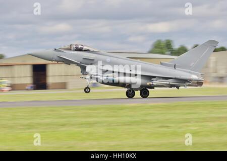 Typhoon fighter jet test pilot Keith Hartley, chief test pilot for BAE ...