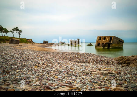 Abandoned old northern fortress in Liepaja, Latvia Stock Photo - Alamy