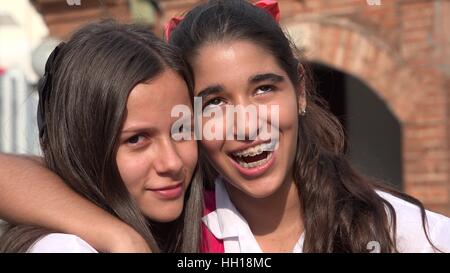 Female Friends Acting Goofy Stock Photo - Alamy