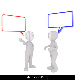 Two faceless cartoon 3D men having handshake with hugging each other ...