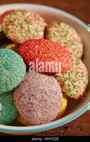 Traditional american Christmas cookies biscuits Melting Moments ...
