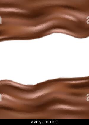Wavy chocolate background. EPS 10 Stock Vector Image & Art - Alamy