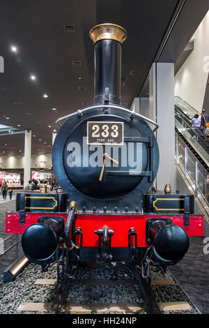 Class 230 steam locomotive from Kyoto railway museum in Japan Stock ...
