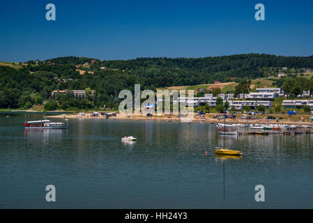 Jezioro Roznowskie (Roznow Lake), artificial reservoir in Malopolska ...