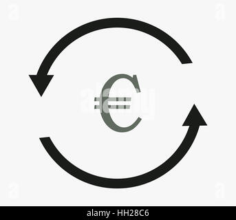convert euro icon Stock Photo - Alamy