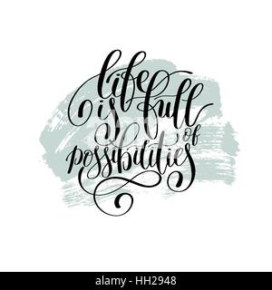 Life is good as your mindset, vector. Motivational inspirational life ...