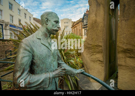 Sir Edward Elgar statue Great Malvern Worcestershire England UK Stock ...