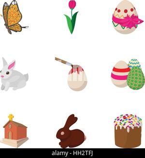 Happy easter bunny icon isometric vector. Cute rabbit. Funny animal ...