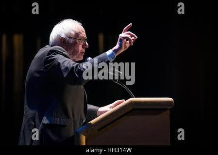 Atlanta, USA. 15th Jan, 2017. Bernie Sanders speaks in Atlanta at ...