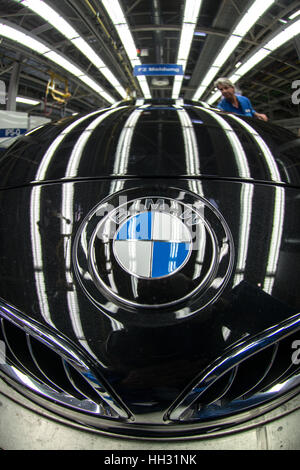 Regensburg BMW plant, automotive assembly plant, car factory, Bavarian ...