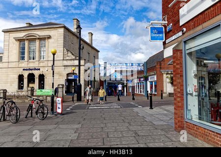 Entrance to The Shires Shopping Centre from Market Street, Trowbridge ...