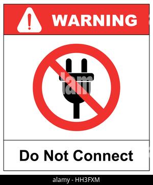 Danger electricity warning symbol. Don't touch sign, Yellow Triangle ...