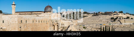 Aerial view of the Temple mount and the Al Aqsa mosque Stock Photo - Alamy