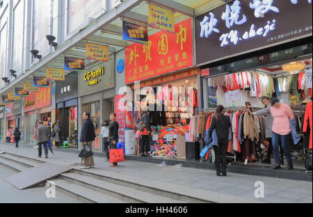 People visit Qipu Lu clothes market in Shanghai China Stock Photo - Alamy