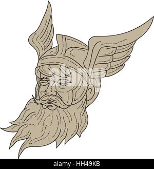 goatee beard hair style line icon vector illustration Stock Vector ...