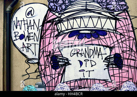 Street Art by Nathan Bowen Stock Photo - Alamy