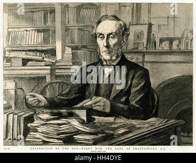 Anthony Ashley Cooper, 7th Earl of Shaftesbury, aka Lord Ashley,1801 ...