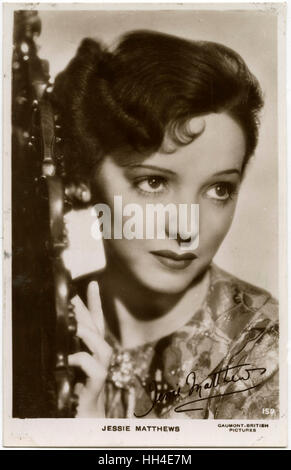 Jessie Matthews, British singer and dancer Stock Photo - Alamy