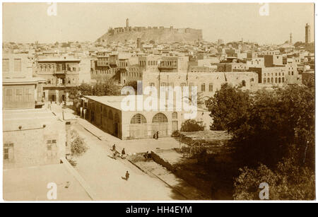 Panoramic view of Aleppo, Syria Stock Photo - Alamy