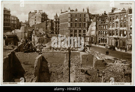 WW2 - London under fire - bomb damage in Duke Street, St James Date ...