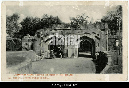 Kashmere Gate (Kashmiri Gate) in Delhi, India. The northern gate to the ...