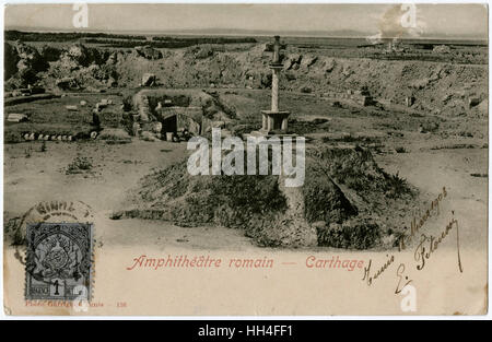 Carthage, Tunisia. Remains of the Roman Arena, Site of the Martyrdom of ...