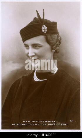 PRINCESS MARINA OF GREECE ROYAL FAMILY 25 March 1936 APROXIMATE DATE ...