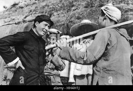 Mao Zedong during the Long March, 1935 Stock Photo - Alamy