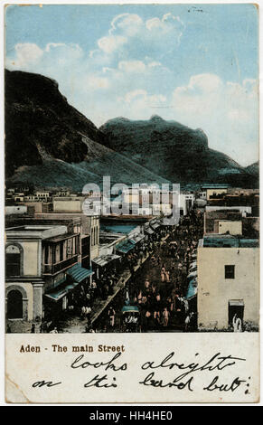 Yemen - Aden - Main Street Stock Photo - Alamy