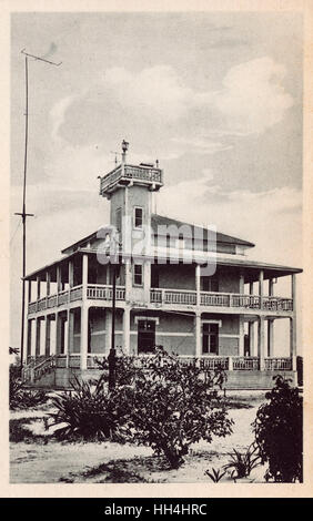 colonial buildings, beira, mozambique Stock Photo - Alamy