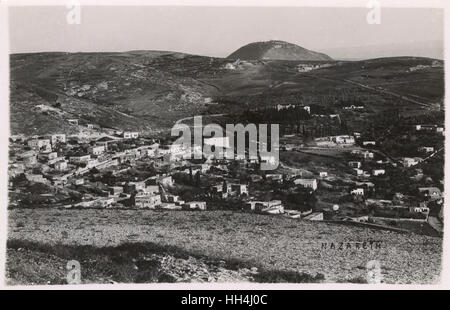 General view of Nazareth, Northern Israel Stock Photo - Alamy
