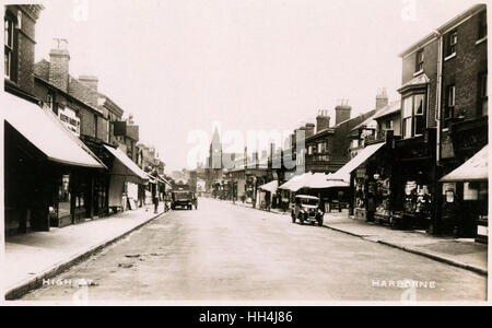 High Street, Harborne, Birmingham, West Midlands Stock Photo - Alamy