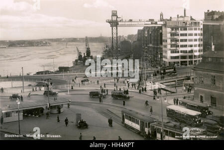Busy waterfront scene, Stockholm, Sweden Stock Photo - Alamy