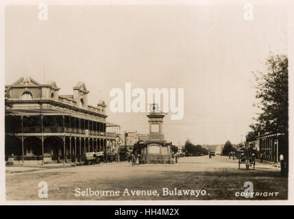 Matabele Rebellion Memorial, Bulawayo, Rhodesia Stock Photo - Alamy