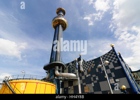 Wien, Vienna: Garbage incineration plant Spittelau (creation ...