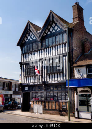 the town centre of Leatherhead Surrey Stock Photo - Alamy