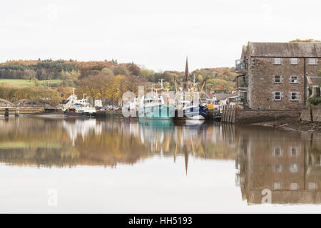 Kirkcudbright Harbour Scotland Stock Photo - Alamy