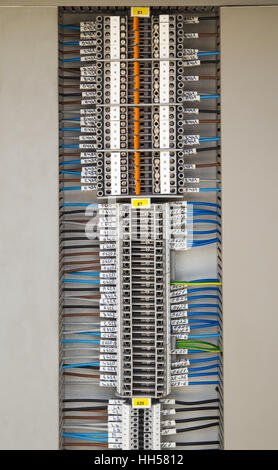 Electrical control cubicle with electrical devices Stock Photo - Alamy