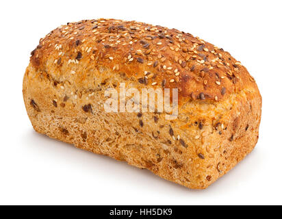 Baked block bread isolated on white background Stock Photo - Alamy