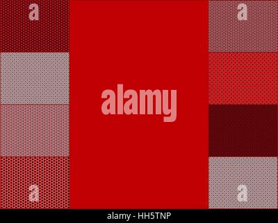 Wallpaper pattern red collage Stock Photo - Alamy