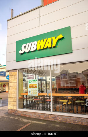 a Subway outlet Stock Photo - Alamy