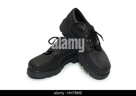 Heavy duty shoes isolated on the white Stock Photo - Alamy
