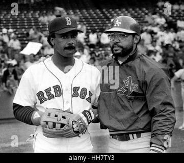 Boston Red Sox Jim Rice (14) during a game from the 1986 season. Jim ...