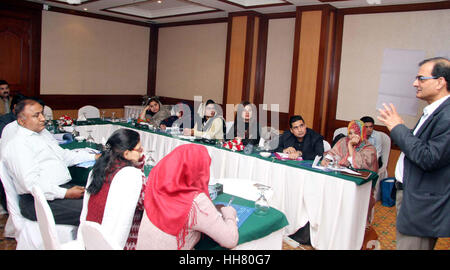 Karachi, Pakistan. 17th Jan, 2017. Chairman Pakistan Press Foundation ...