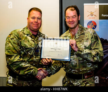 Upavon, UK, 17th January 2017. Lieutenant General Patrick Sanders CBE ...