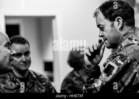 Upavon, UK, 17th January 2017. Lieutenant General Patrick Sanders CBE ...