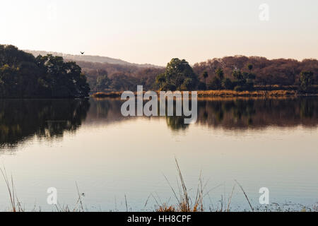 Padam Talao the first lake with Ranthambore fort in distance ...