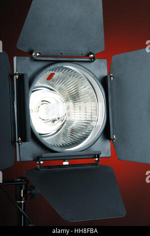 Projector lights wtih space for your text Stock Photo - Alamy