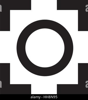 target photographic isolated icon Stock Vector Image & Art - Alamy