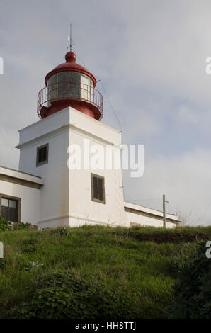 Ponta do Pargo Lighthouse in Madeira, Portugal. Volcanic island on ...